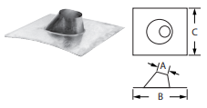 Item # 35CVS-DSA, DSA Roof Flashing On Ray Murray, Inc.