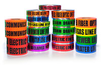 Locator Tape and Flags On Ray Murray, Inc.