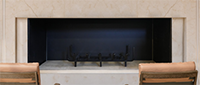 Aspen 60" Linear Wood Firebox On Ray Murray, Inc.